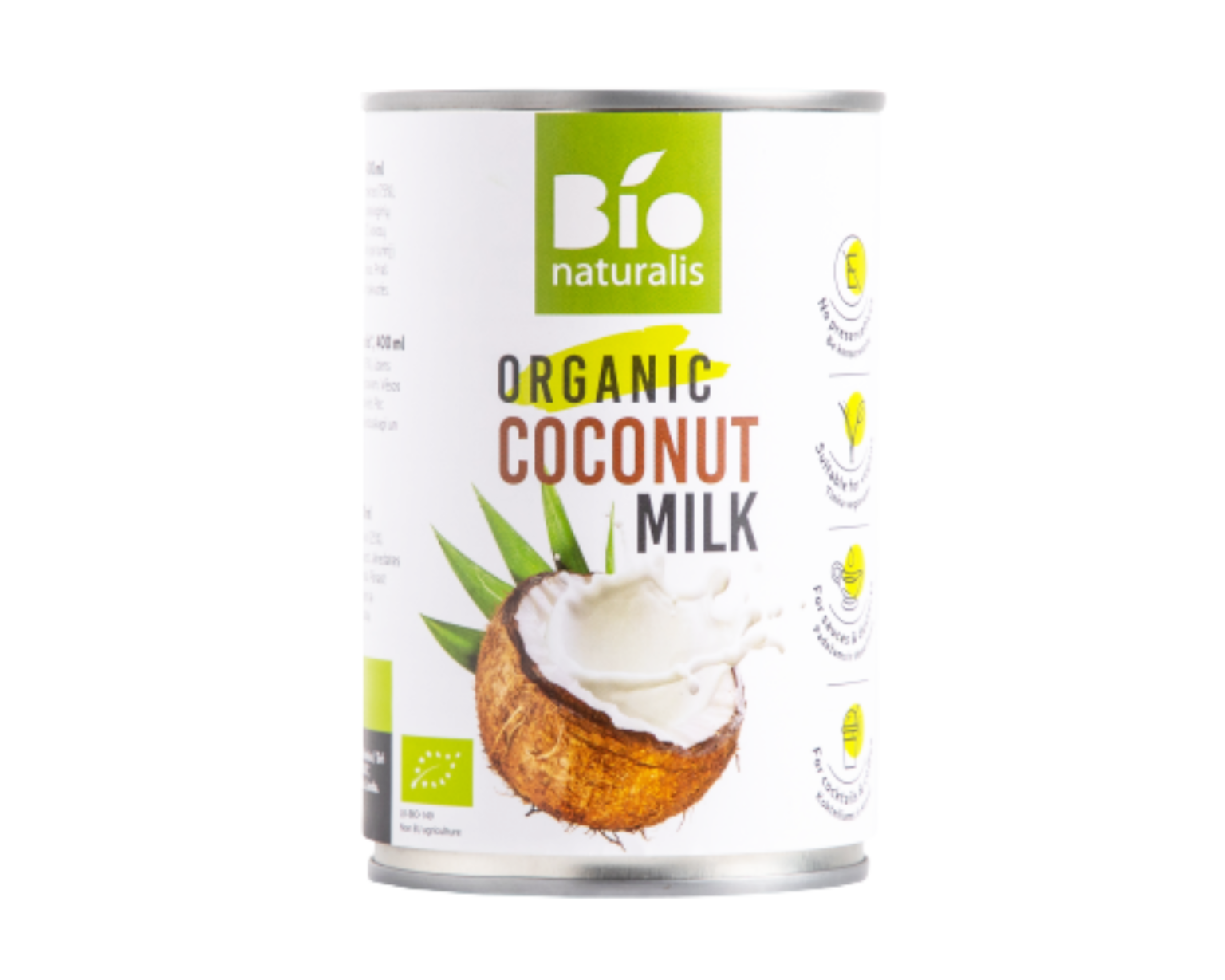 Organic coconut cream, 400 ml - Biopapa